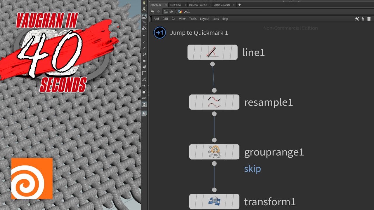 Houdini Network Editor Quickmarks Youtube