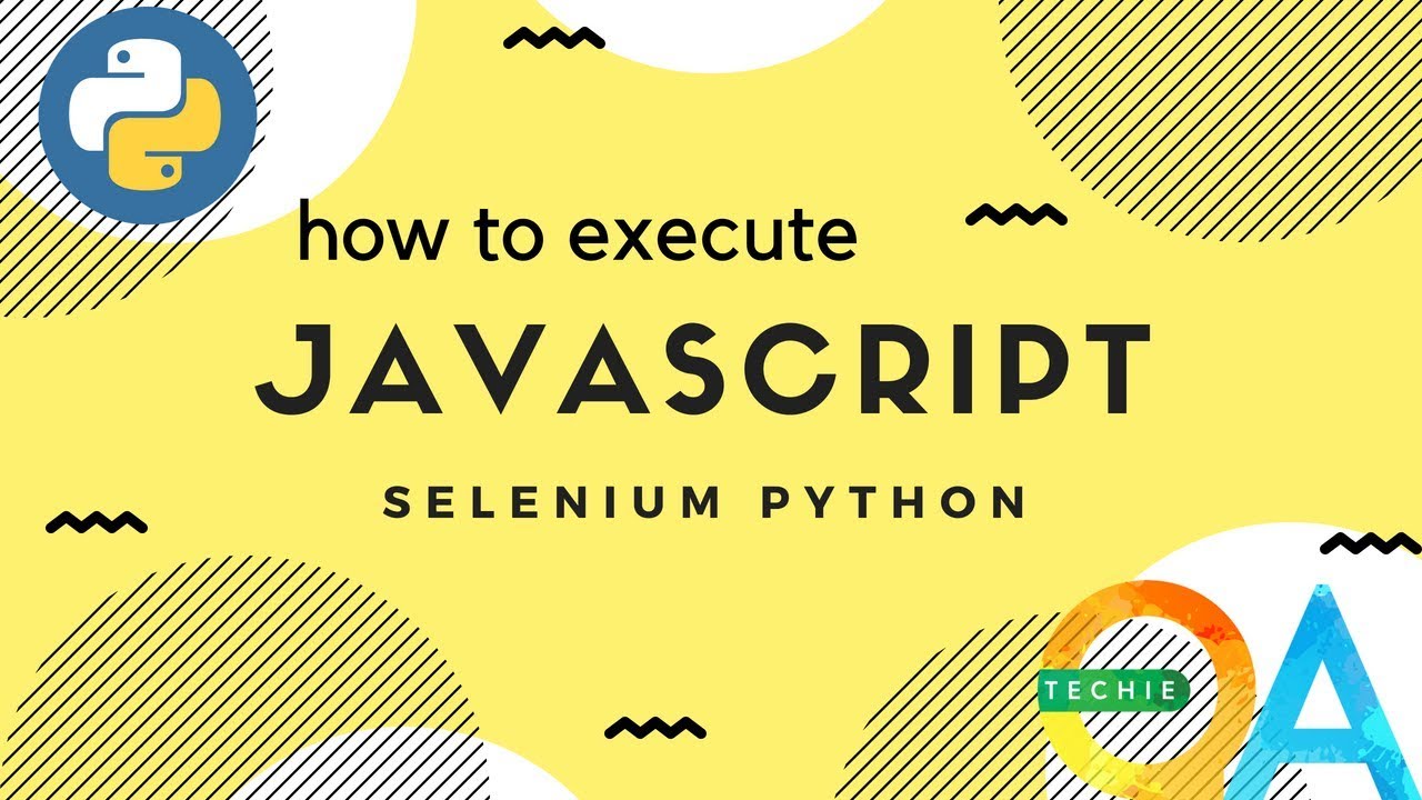 How To Run Javascript From The Selenium Script In Python Youtube