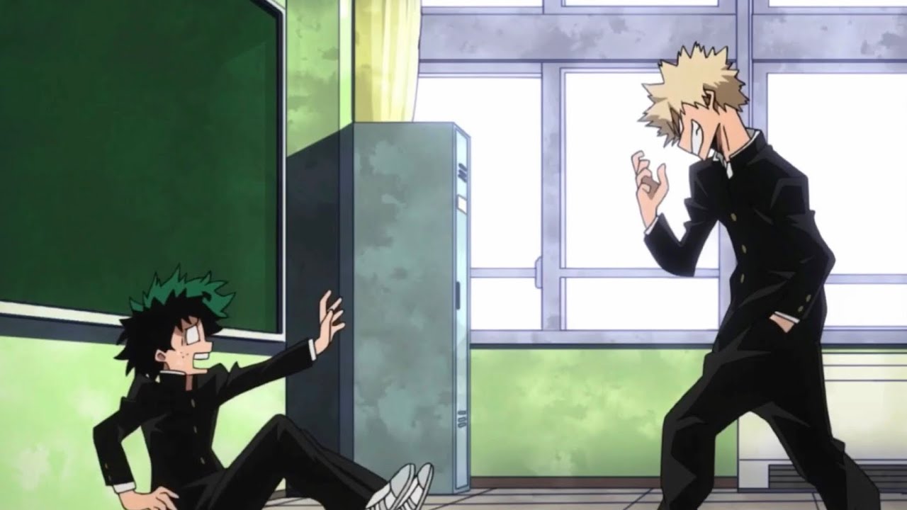 1 Minute Straight Of Deku Being Afraid Of Bakugou Youtube