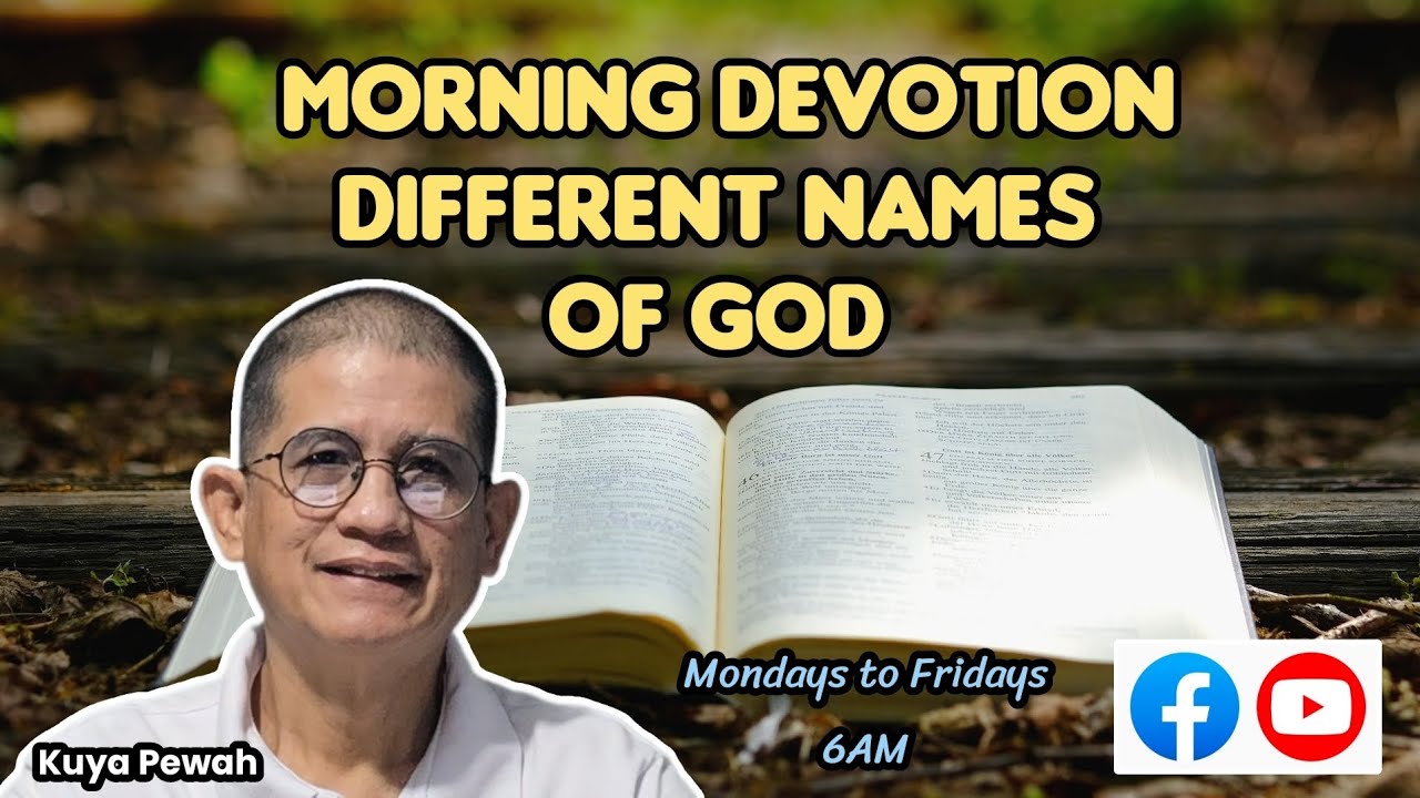 Jehovah Gmolah Different Names Of God Morning Devotion 2025 Youtube