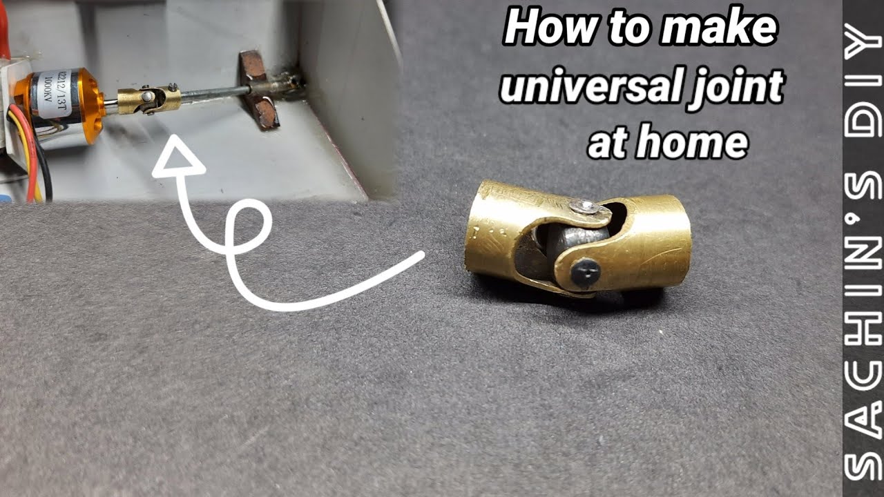 How To Make Universal Joint At Home Diy Projects Sachin S Diy Youtube