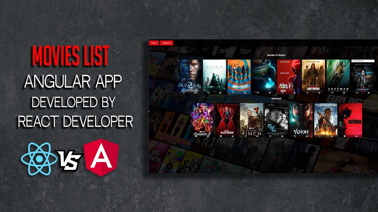 Movies App In Angular Tutorial For Beginners Youtube