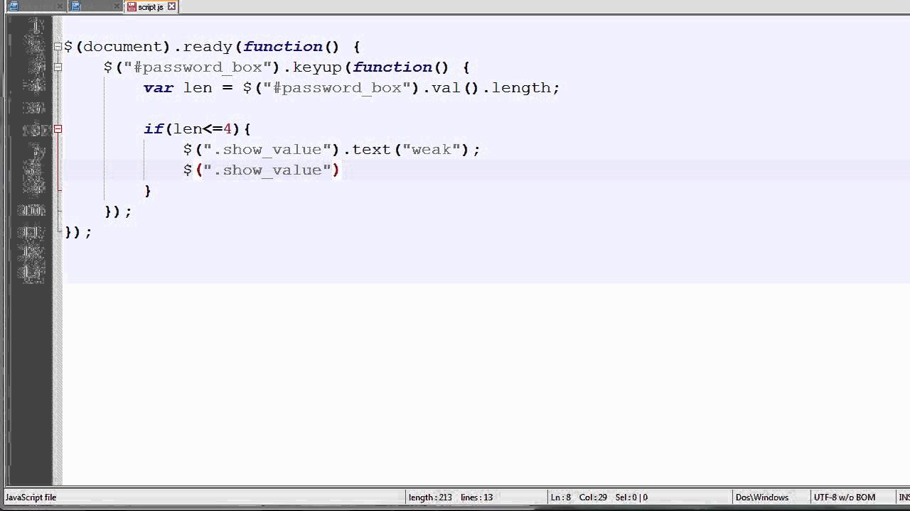 Basic Jquery Tutorial Part 8 Youtube