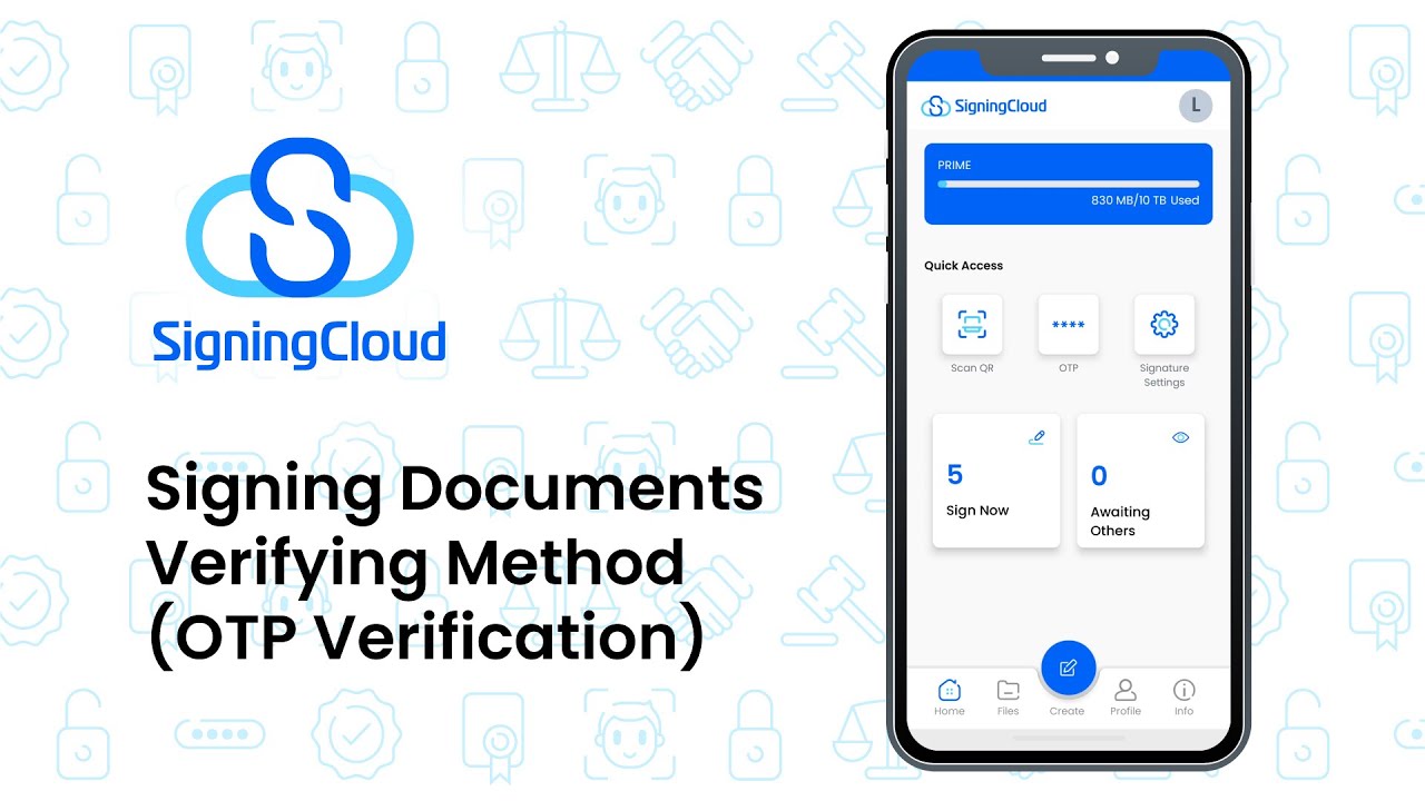 Signingcloud Tutorial Mobile Signing Documents Verifying Method