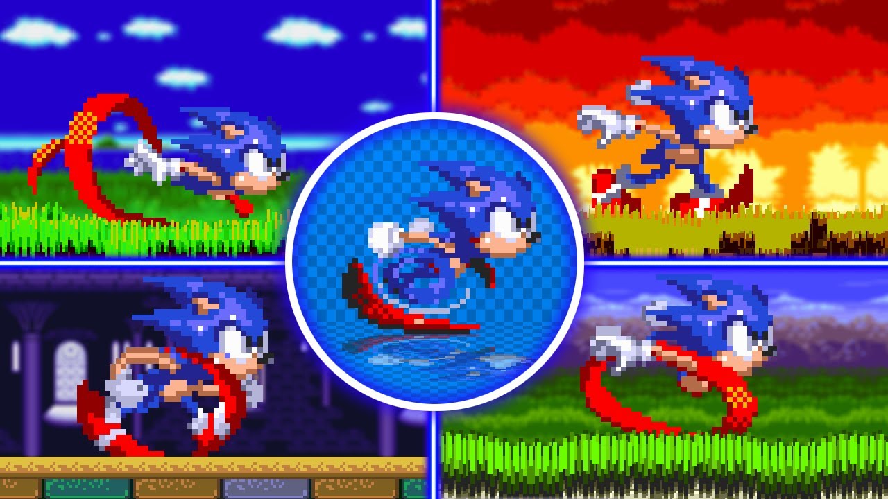 Sonic 3 A I R Different Peelout Styles Youtube