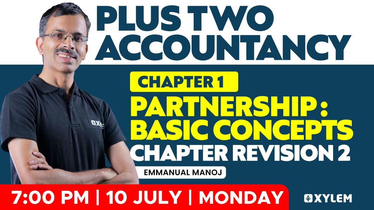 Plus Two Commerce Partnership Basic Concepts Chapter Revision 2