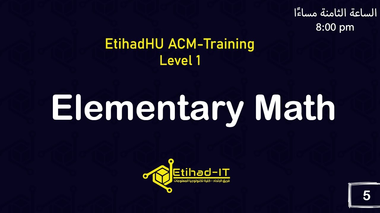 Elementary Math Youtube