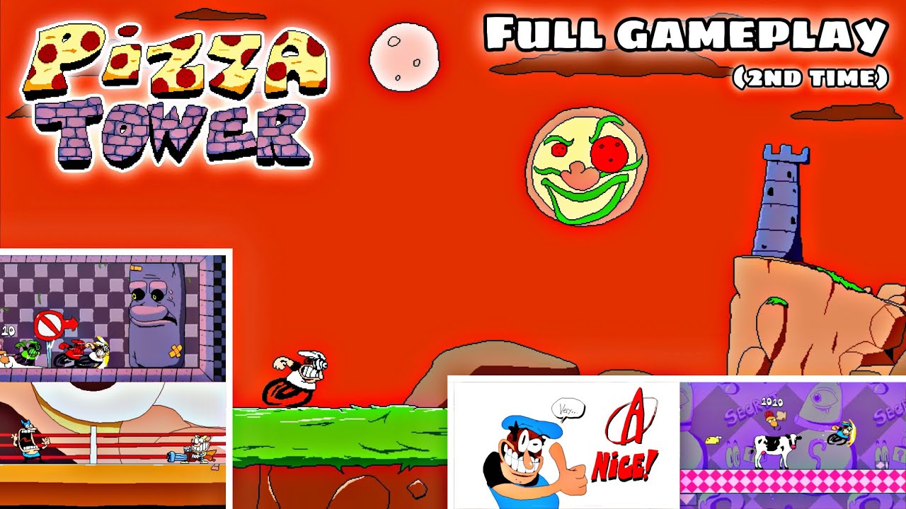 Pizza Tower Full Gameplay For The 2nd Time Youtube