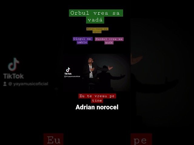 ADRIAN NOROCEL - ORBUL VREA SA VADA