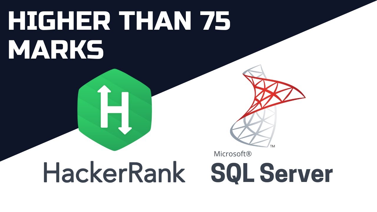 Resolvendo Hackerrank Sql Higher Than 75 Marks Youtube