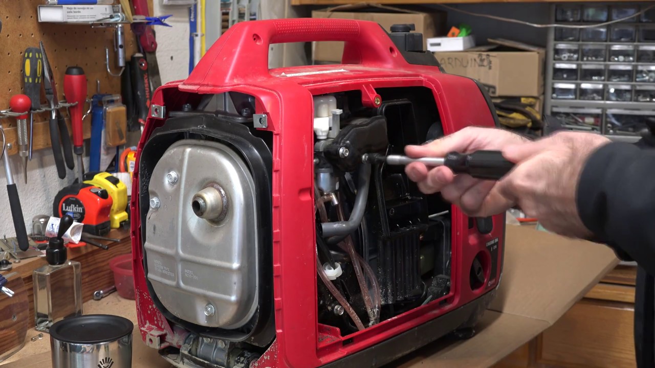 Fixing Honda Eu2000i Generator Rough And Surging Idle Youtube