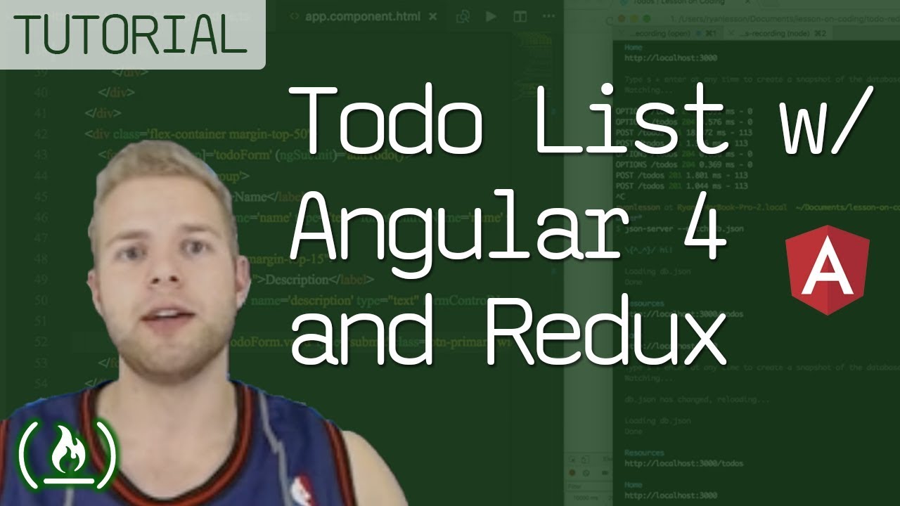 Todo List Tutorial Angular 4 And Redux Youtube