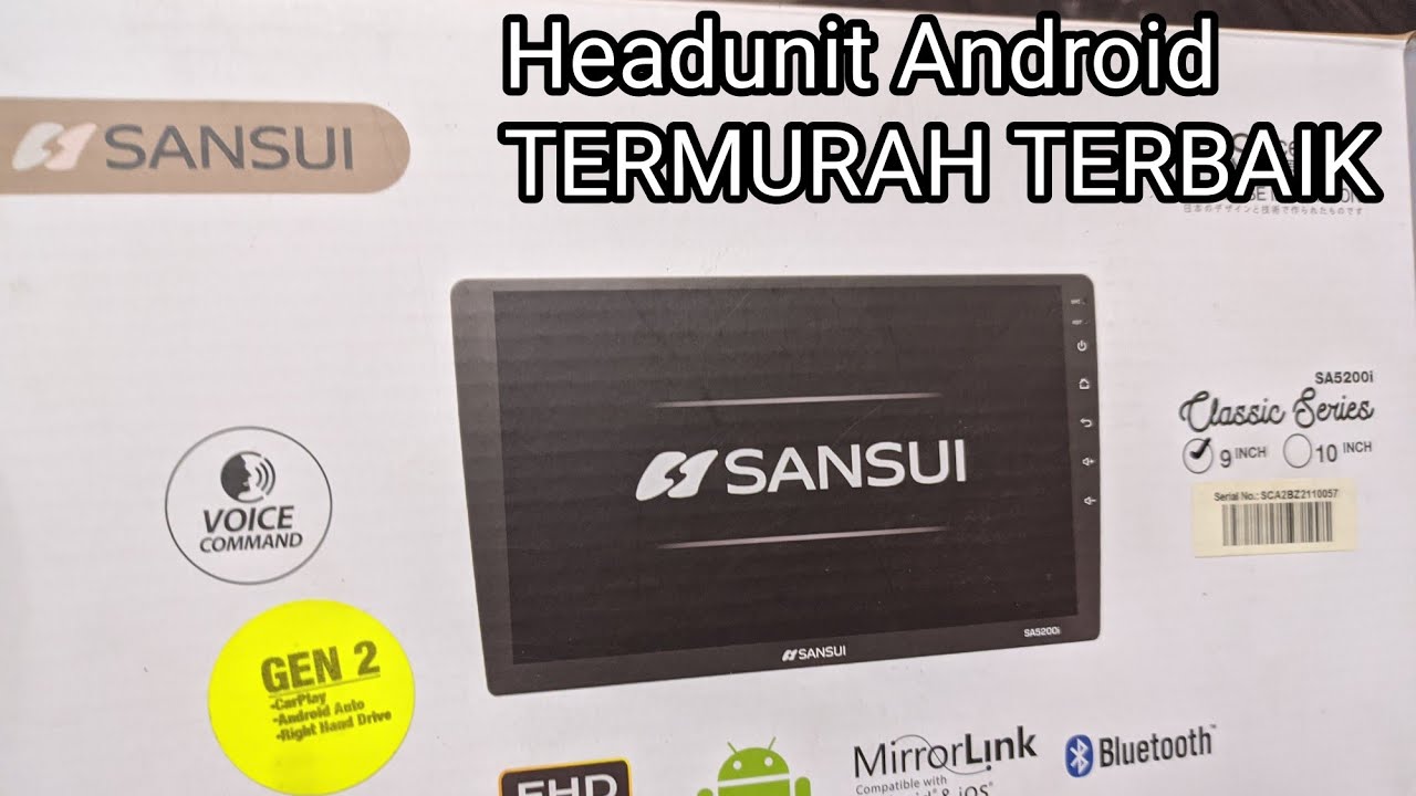 Test Suara Headunit Android Sansui Classic Series Youtube