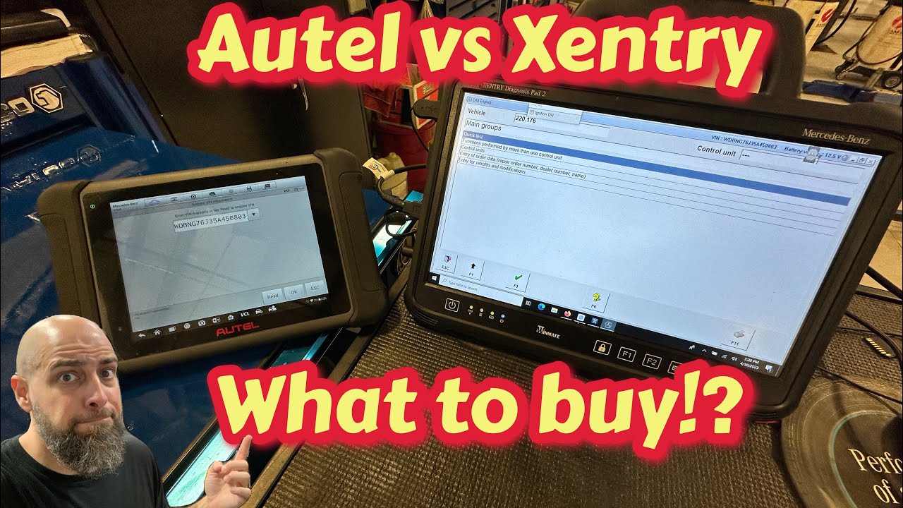Autel Vs Xentry Comparison And Demonstration Youtube
