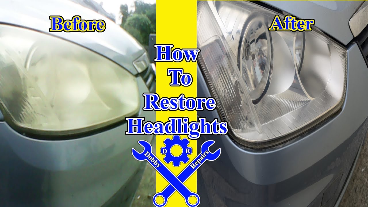 How To Restore Headlights Youtube