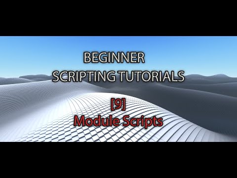 Roblox Studio Beginner Series 9 Module Scripts Youtube