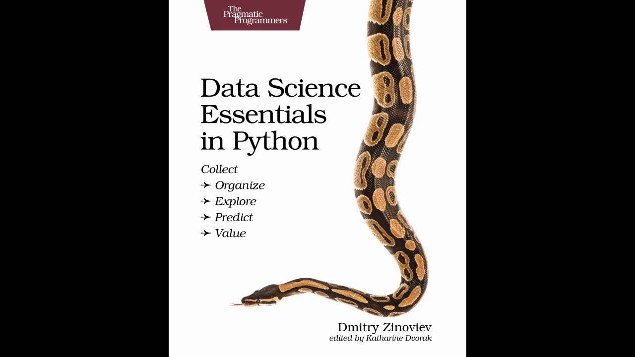 Data Science Essentials In Python The Book Youtube