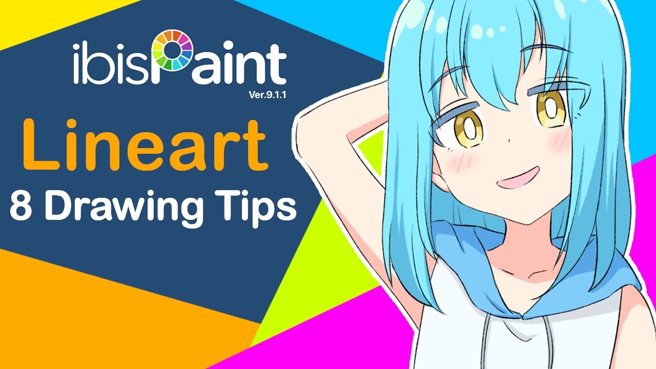 Ibis Paint X 8 Tips For Drawing Lineart Tutorial For Beginners