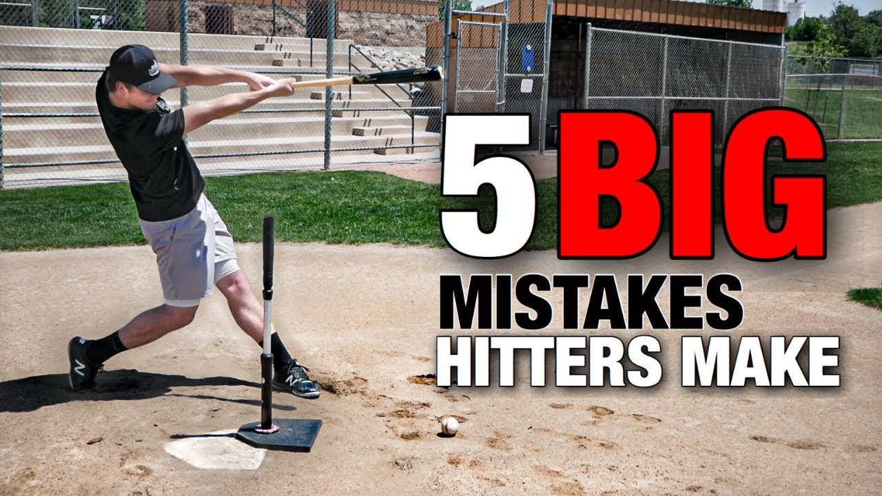 5 Big Mistakes Hitters Make Avoid These Baseball Hitting Tips