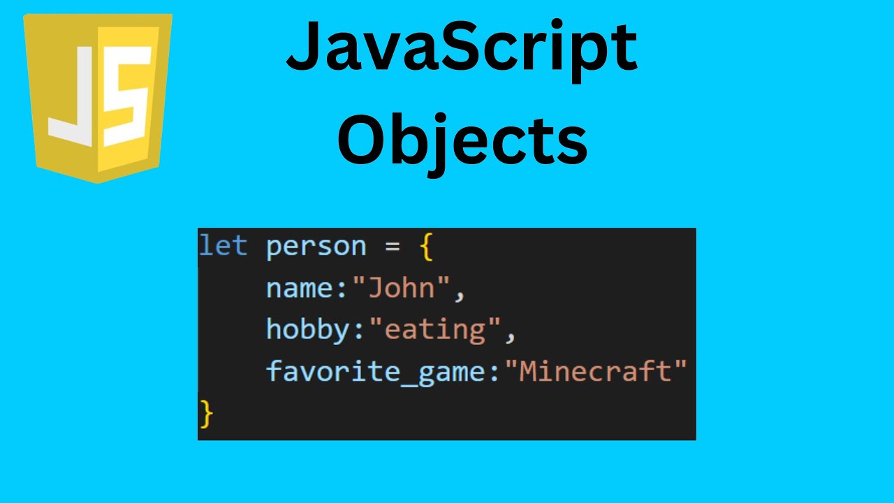 Learn Javascript Objects Javascript Tutorial 12 Youtube