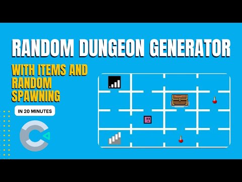 Random Dungeon Generator With Items For Construct 3 Youtube