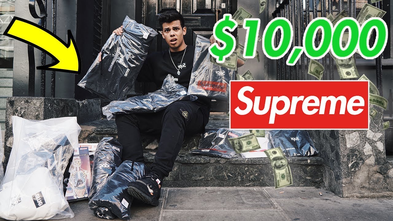 Supreme X Cdg Drop I Spent 10 000 No Joke Youtube