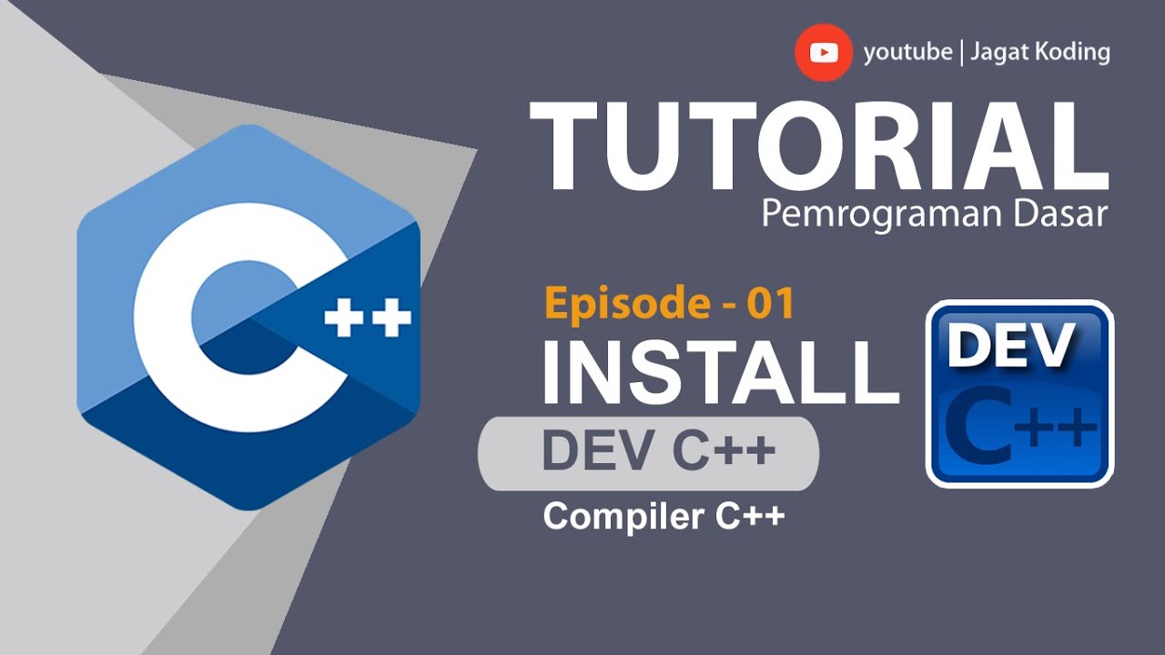 C 01 Cara Instalasi Dev C Tutorial Dev C Indonesia Youtube