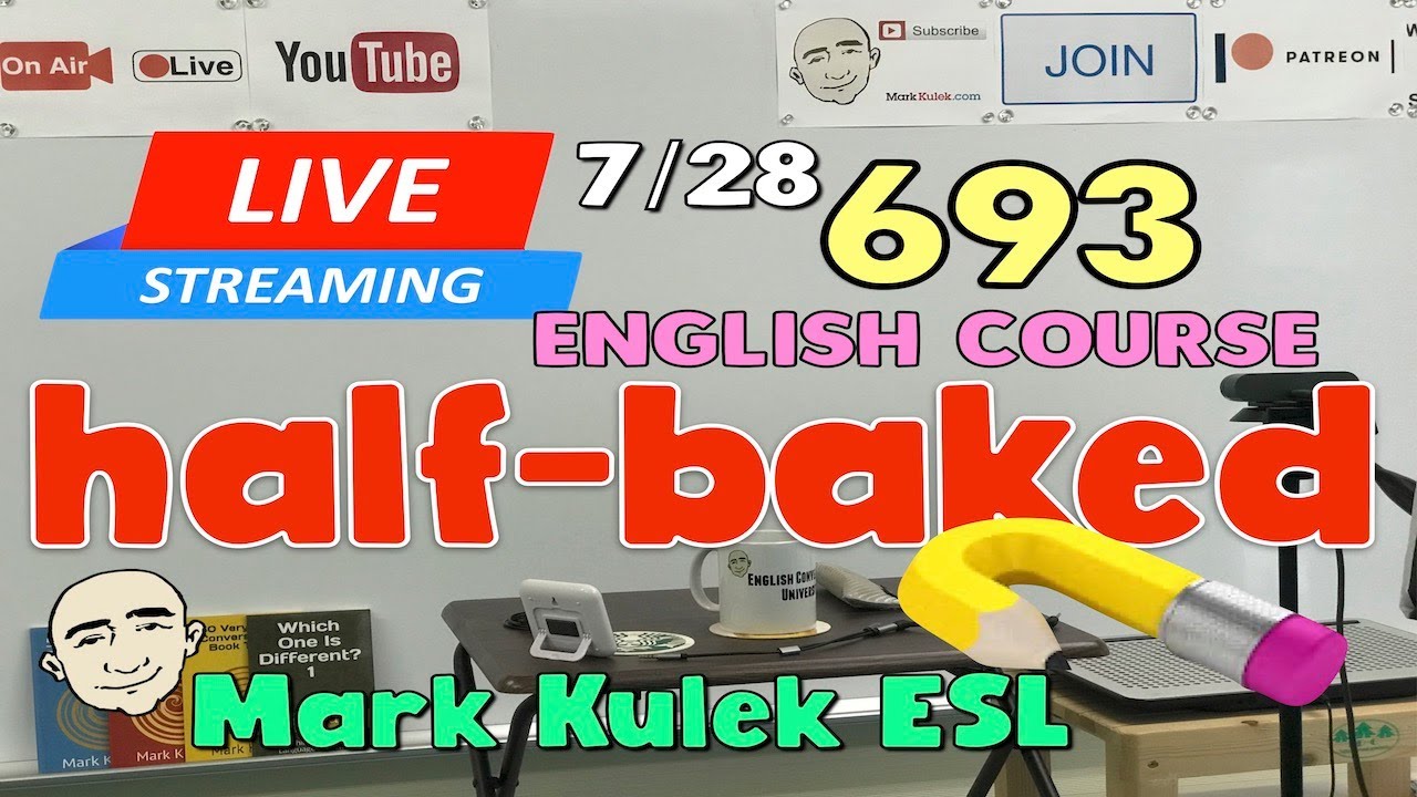 English Class 693 Live Stream English Class Mark Kulek Esl Youtube