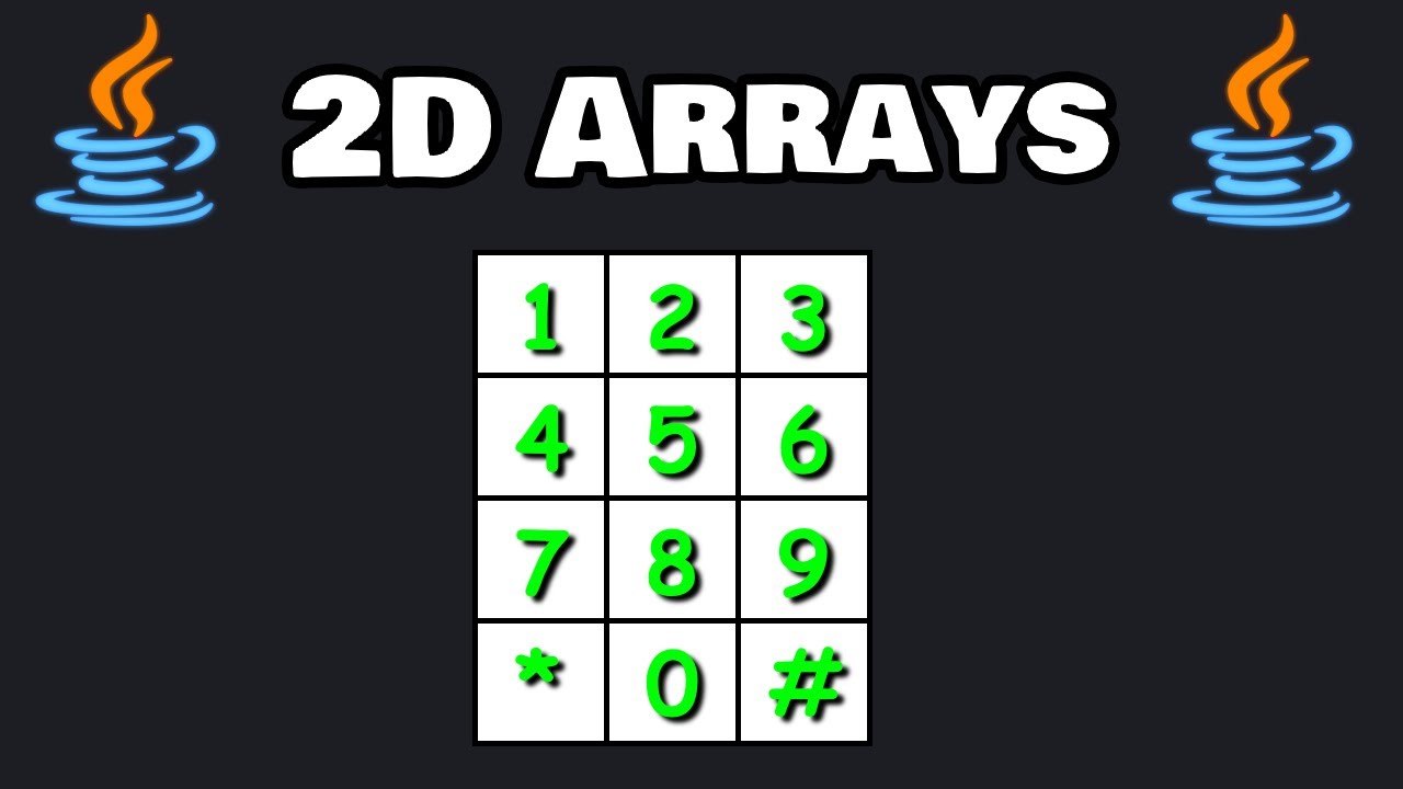 Learn Java 2d Arrays In 9 Minutes в њ Youtube