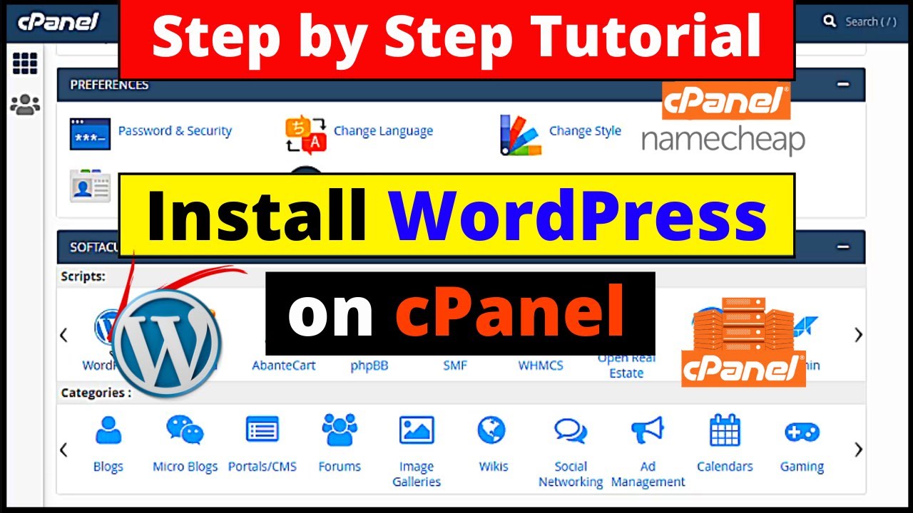 How To Install Wordpress In Cpanel Step By Step Wordpress