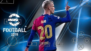 Pes 2025 Ppsspp Download Mediafire Efotball Pes 2025 Ppsspp New 24 25 ...
