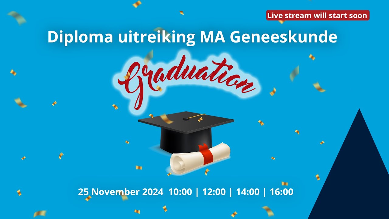 Diploma Uitreiking Master Geneeskunde Session 1 Youtube