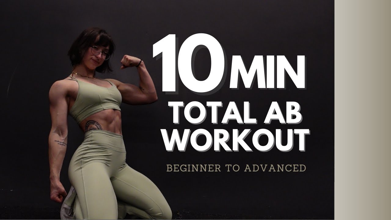 10 Min Ab Workout Follow Along Beginner Advanced Leanbeefpatty