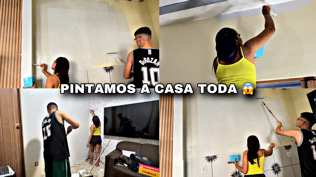 Pintamos A Casa Toda Ficou Lindoёяшн Youtube