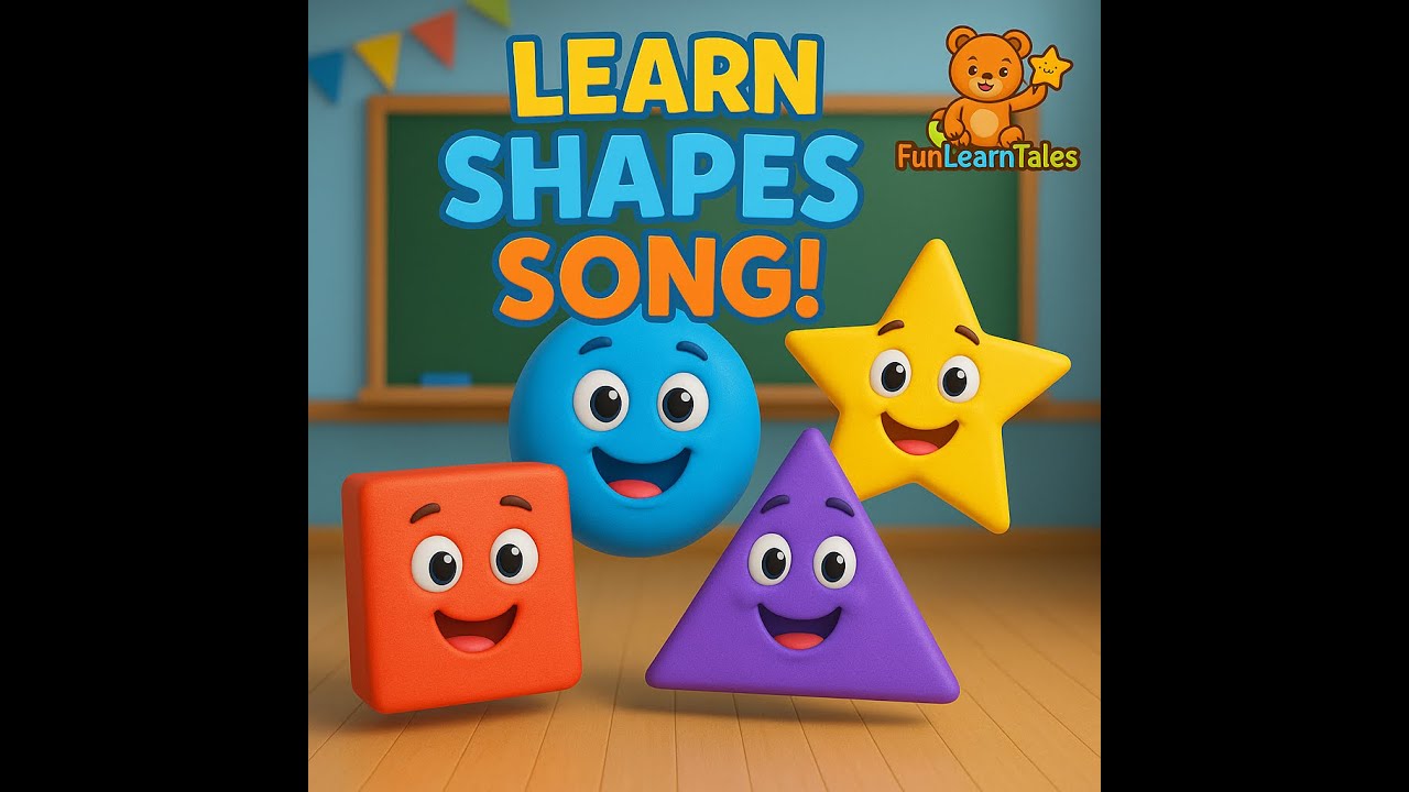 The Shape Song Circle Square Triangle Let S Learn Shapes Fun