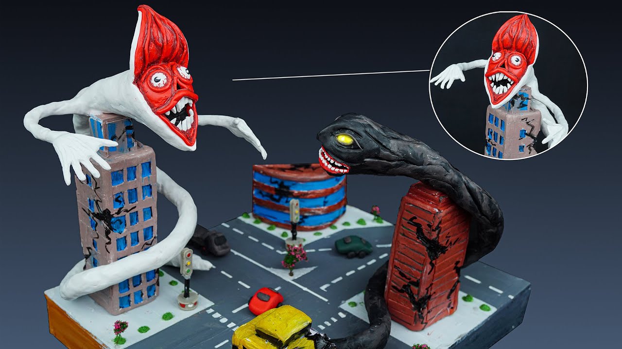 亞 Making Bridge Worm Vs Highway Worm In The City Trevor Henderson