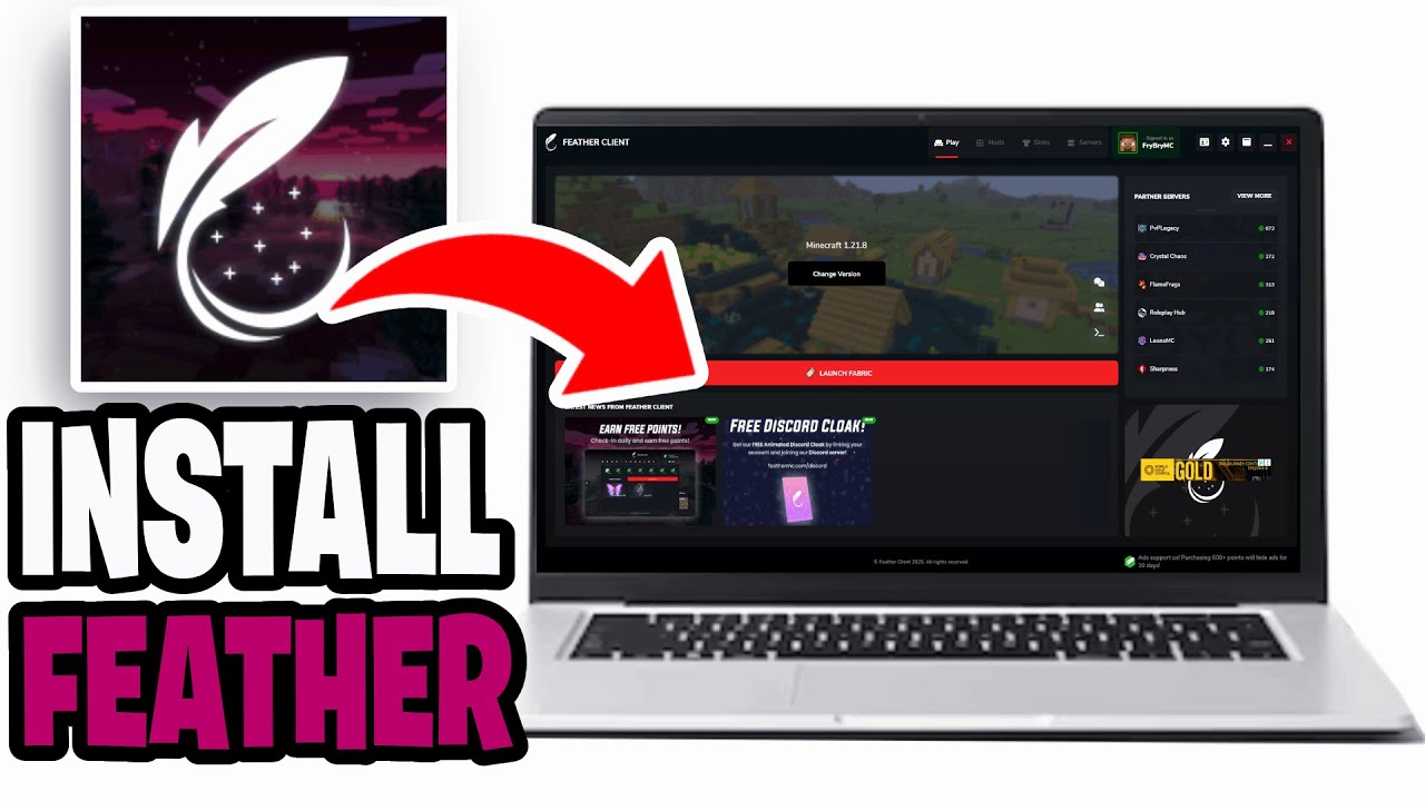 How To Download Feather Client For Minecraft 2025 Tutorial Youtube