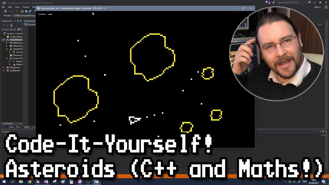 Code It Yourself Asteroids Simple C And Maths Youtube