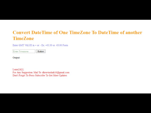 Convert Datetime Timezone Infoupdate Org