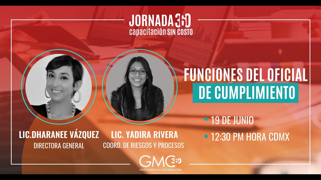 Jornada 360 De Capacitación Funciones Del Oficial De Cumplimiento