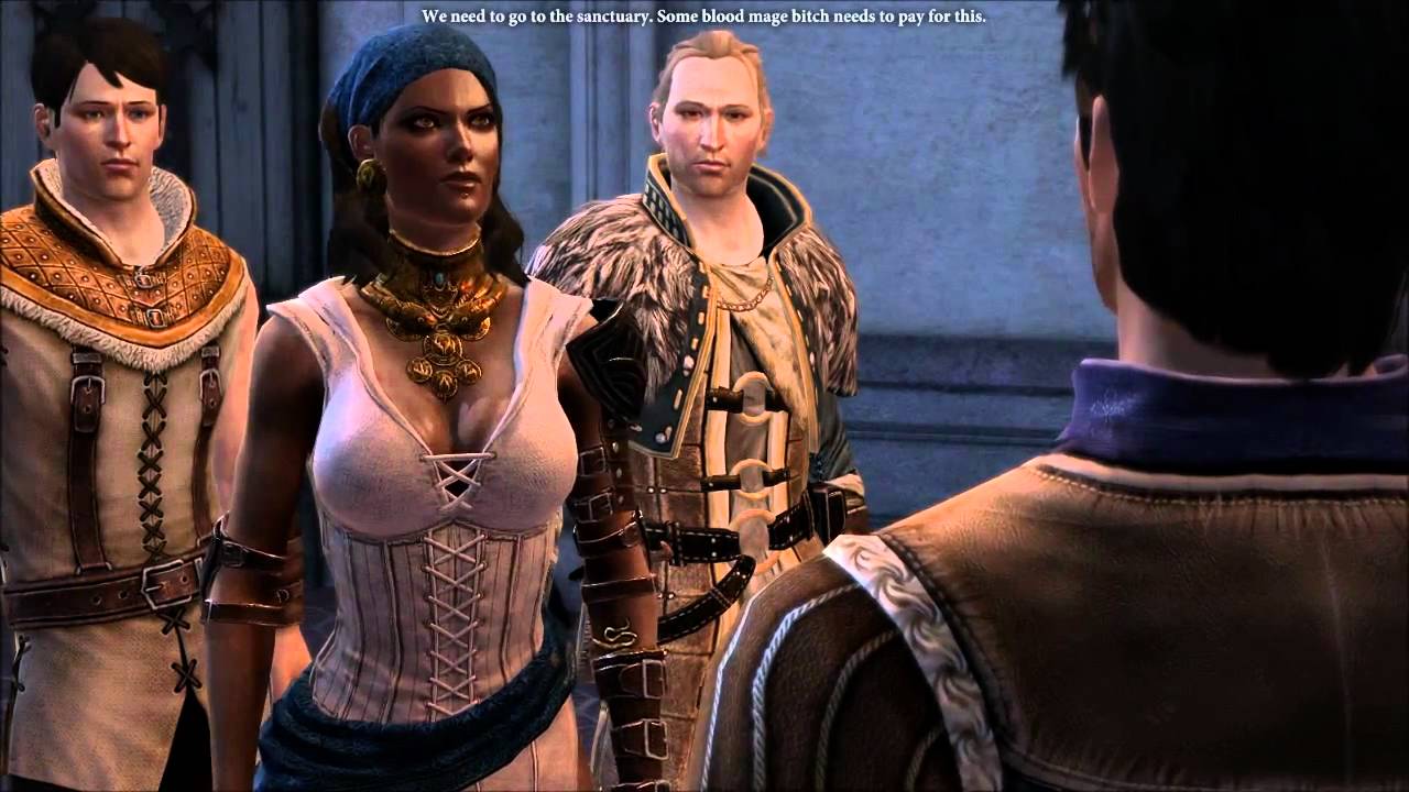 Meeting Idunna Party Comments Dragon Age 2 Youtube