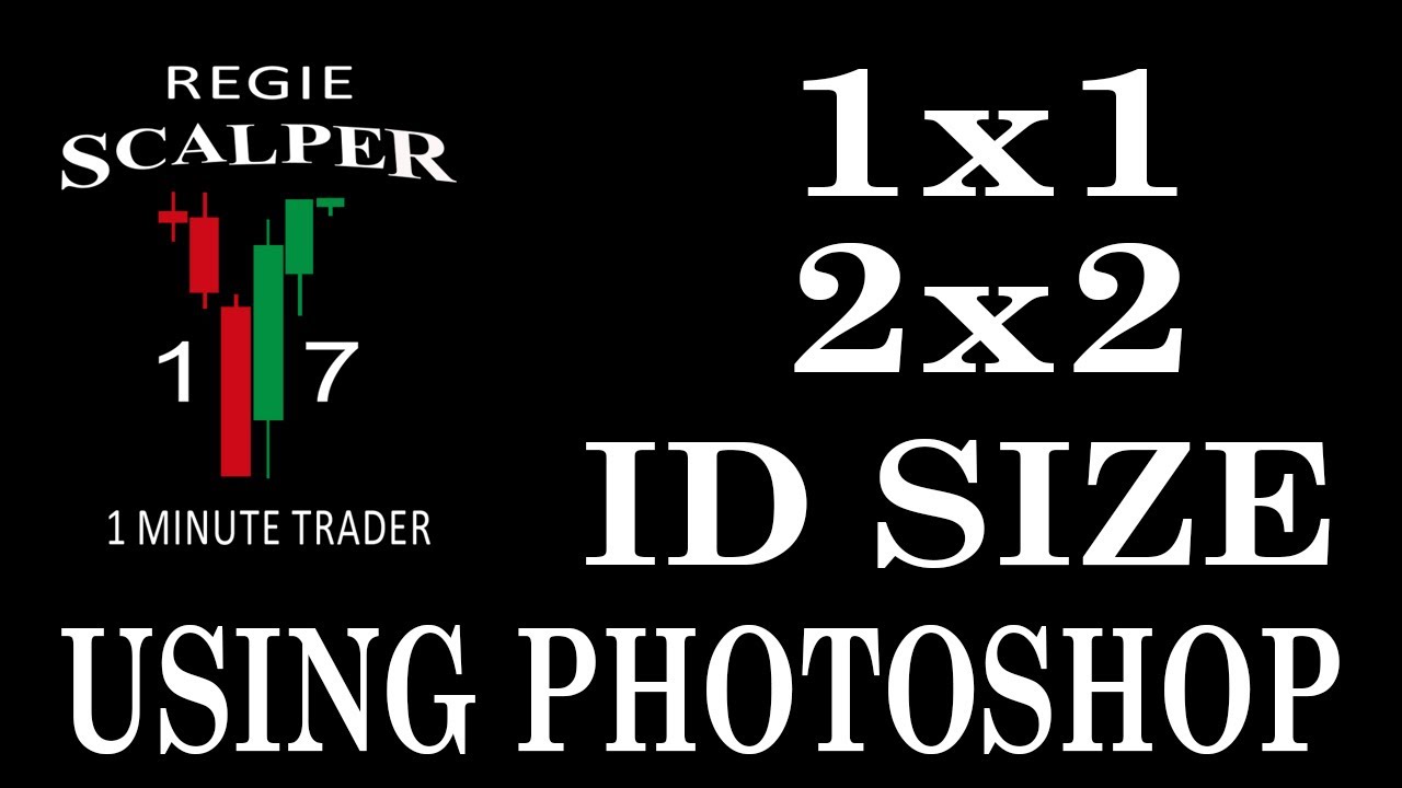 Lesson 1 How To Create 1x1 And 2x2 Picture Size In Photoshop Youtube