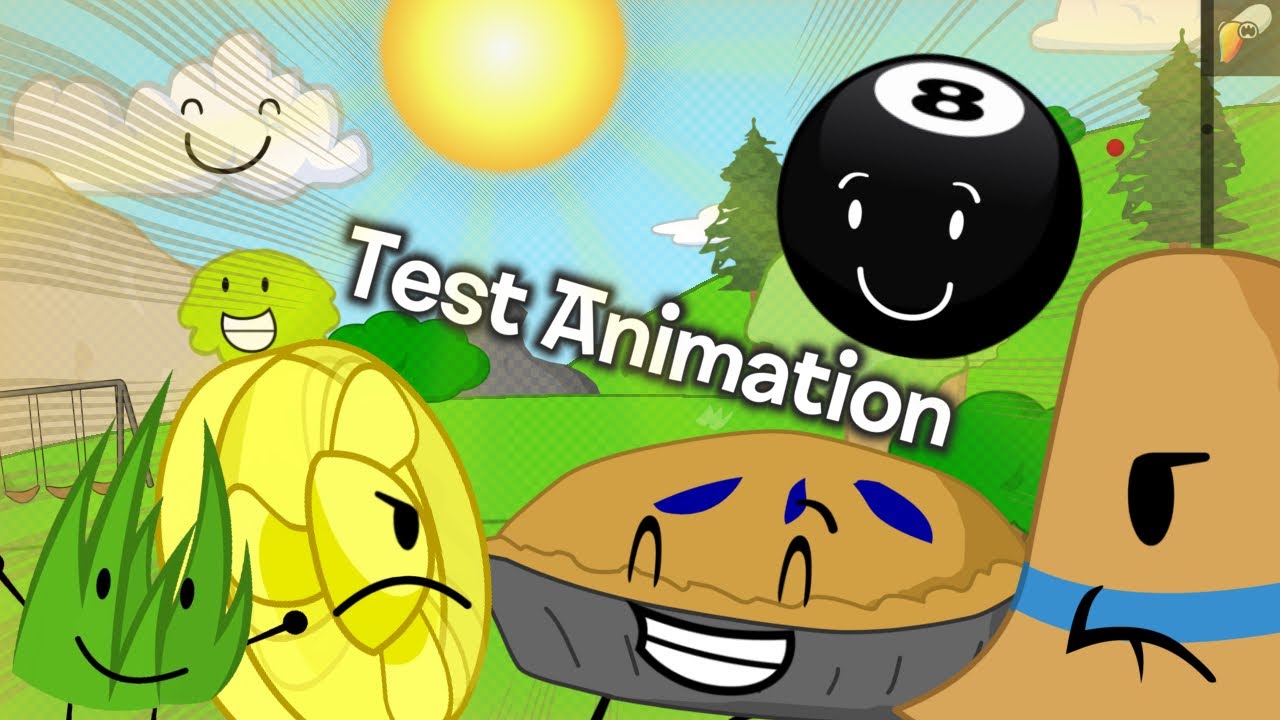 Bfdi Background Layering Test Animation Youtube