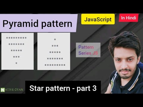 Star Pyramid Pattern In Js 03 Pattern Programs Javascript Explained