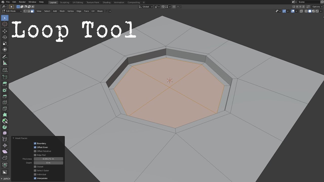 Blender 3d Loop Tools Addon Youtube