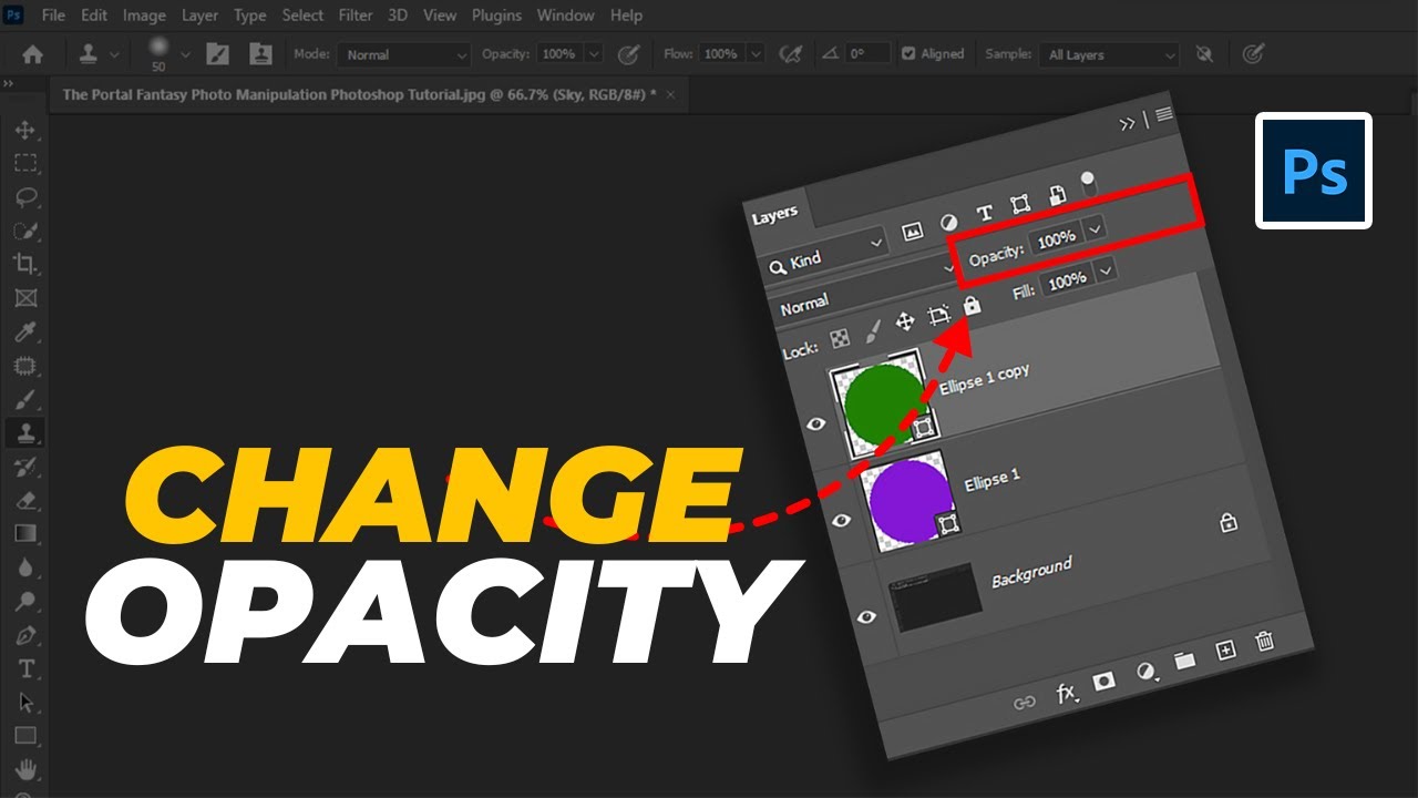 How To Change Layer Opacity In Photoshop Photoshop Tricks And Tips