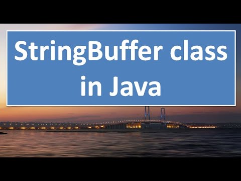Stringbuffer Class In Java 80 Youtube