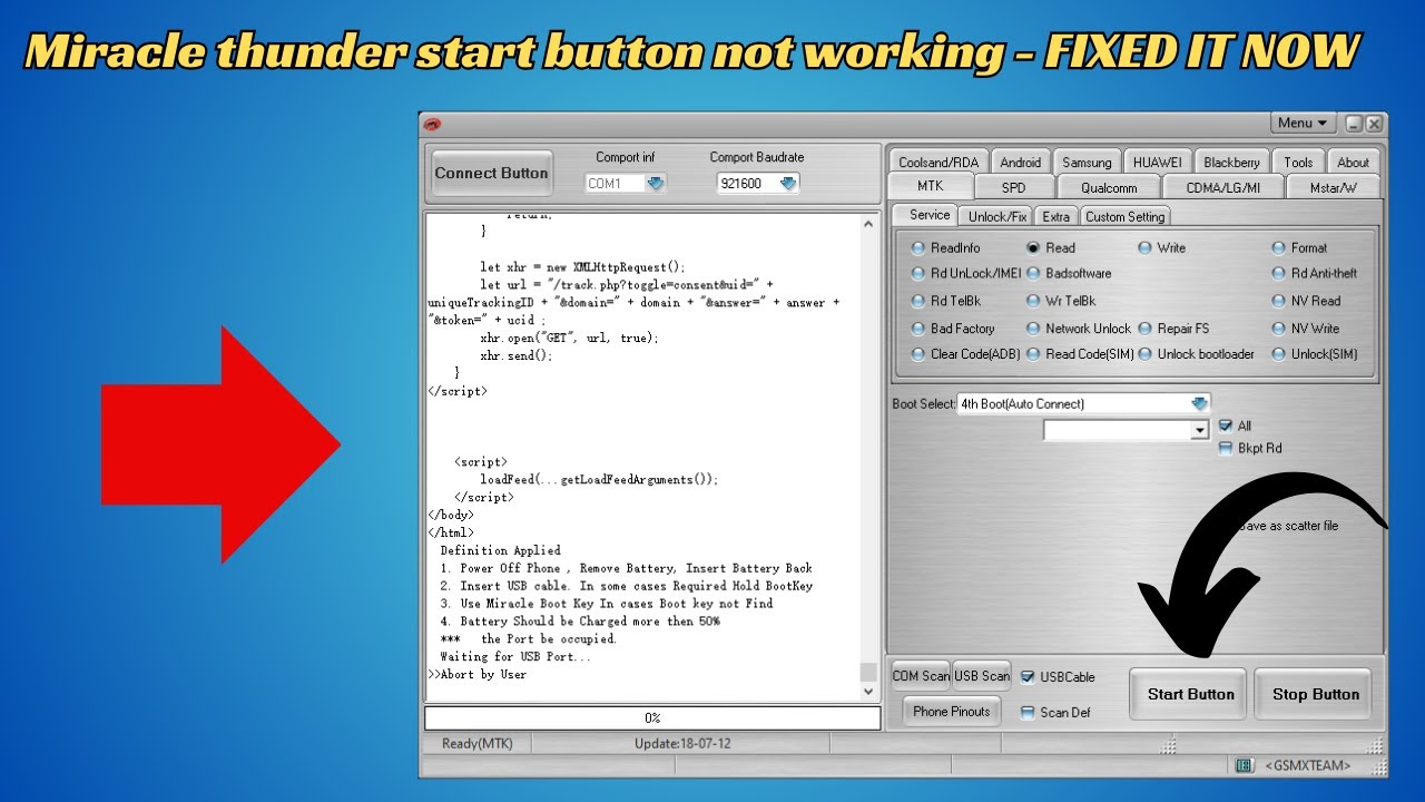 Miracle Thunder Start Button Not Working Fixed It Now Youtube