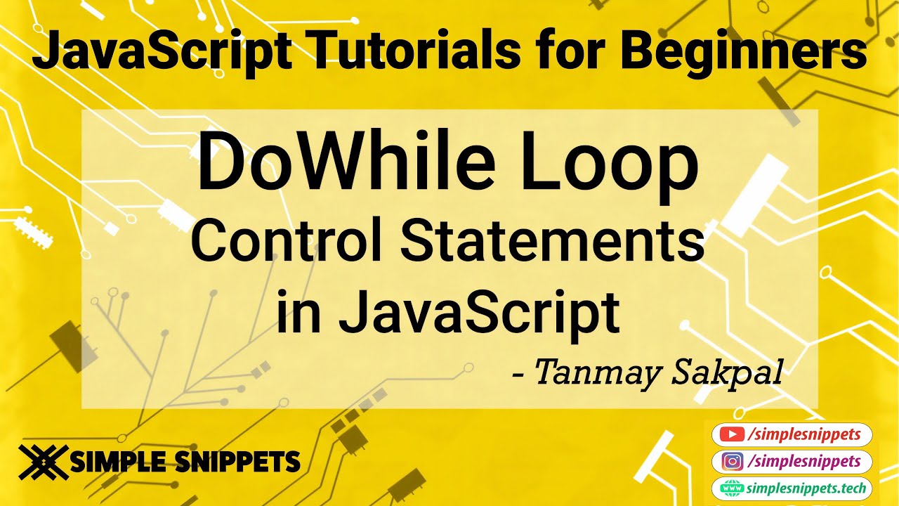 14 Dowhile Loop In Javascript Looping Control Statement In