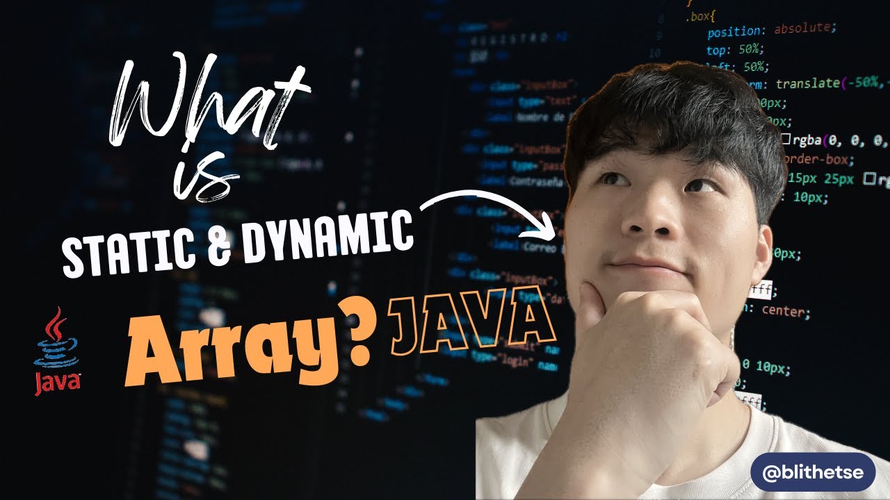 What Is Static And Dynamic Array In Java Arrays In Data Structures